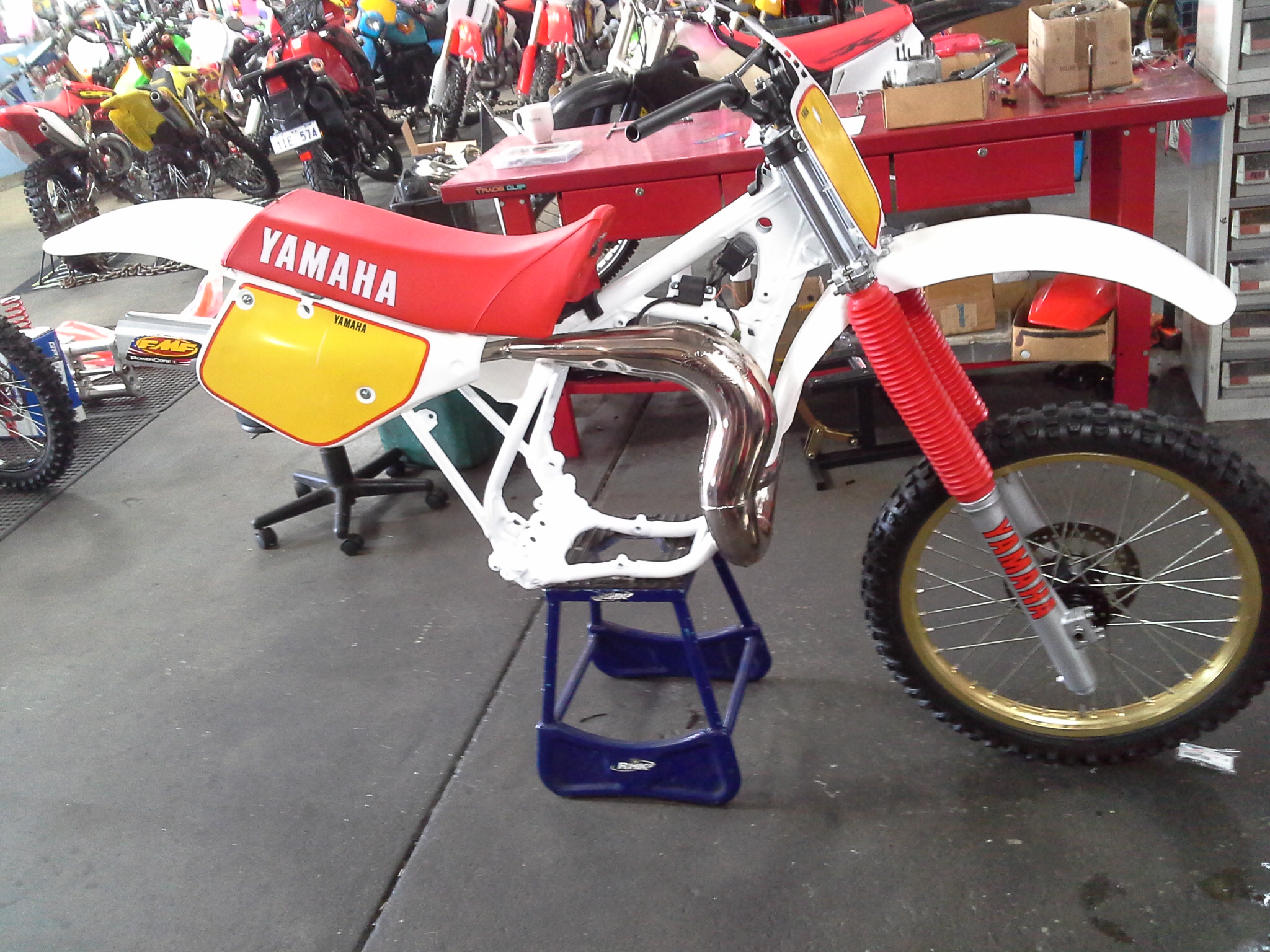 1987 YAMAHA YZ490 - JBMD5038777 - JUST BIKES